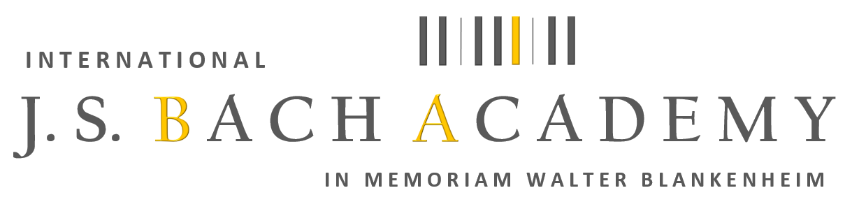 International J. S. Bach Academy in Memoriam Walter Blankenheim